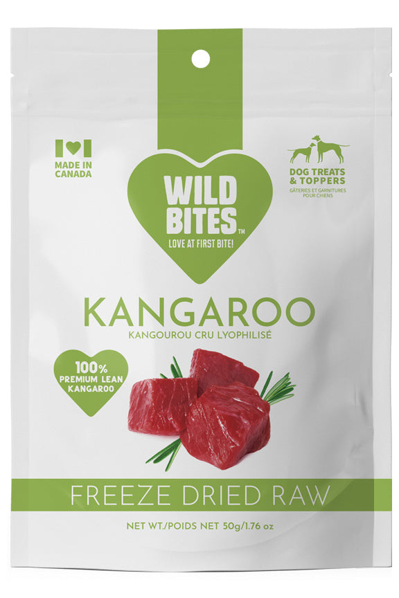 FREEZE DRIED KANGAROO – Wild Bites Dog and Cat Treats
